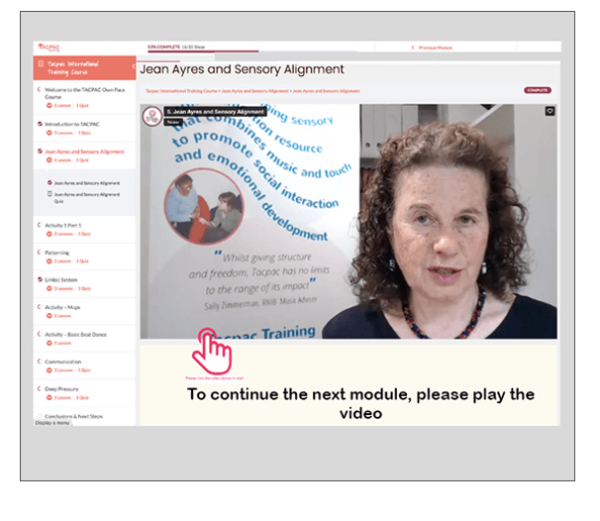 TACPAC Sensory – Communication through touch and music